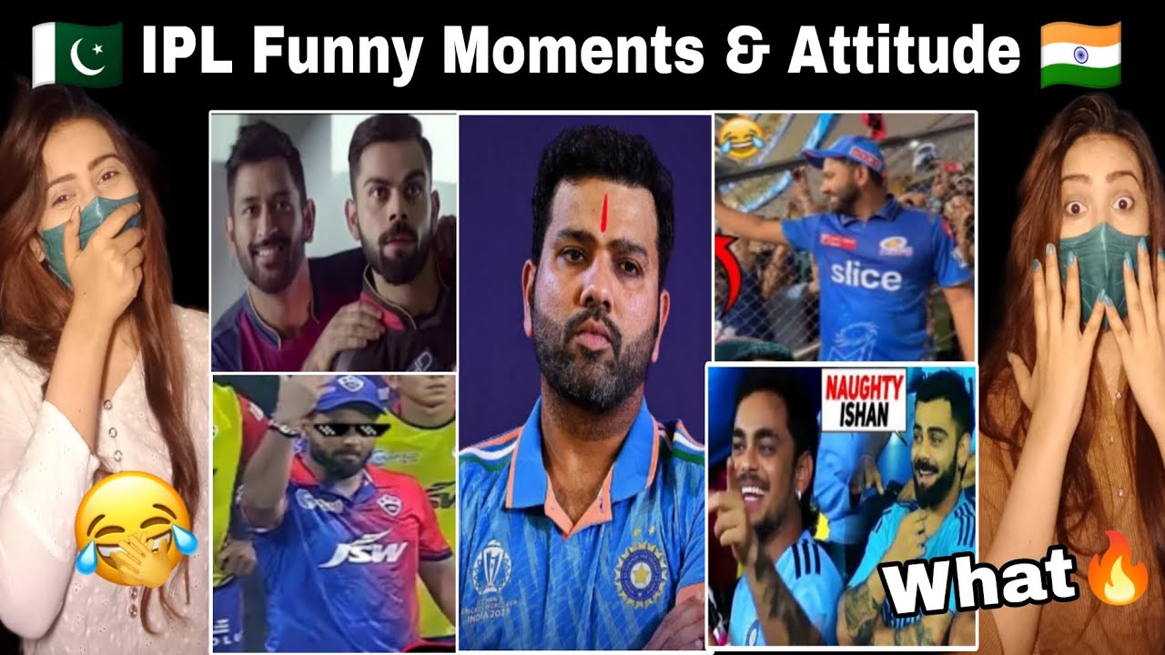 Pakistani Reaction on IPL Funny Moments😂 | IPL Attitude Moments😈 ...