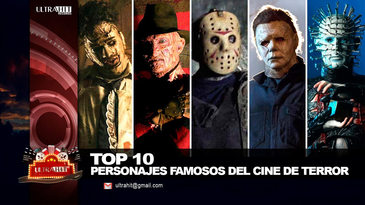 ¿Sabes cuales son los personajes más TERRORIFICOS del cine? - YouTube