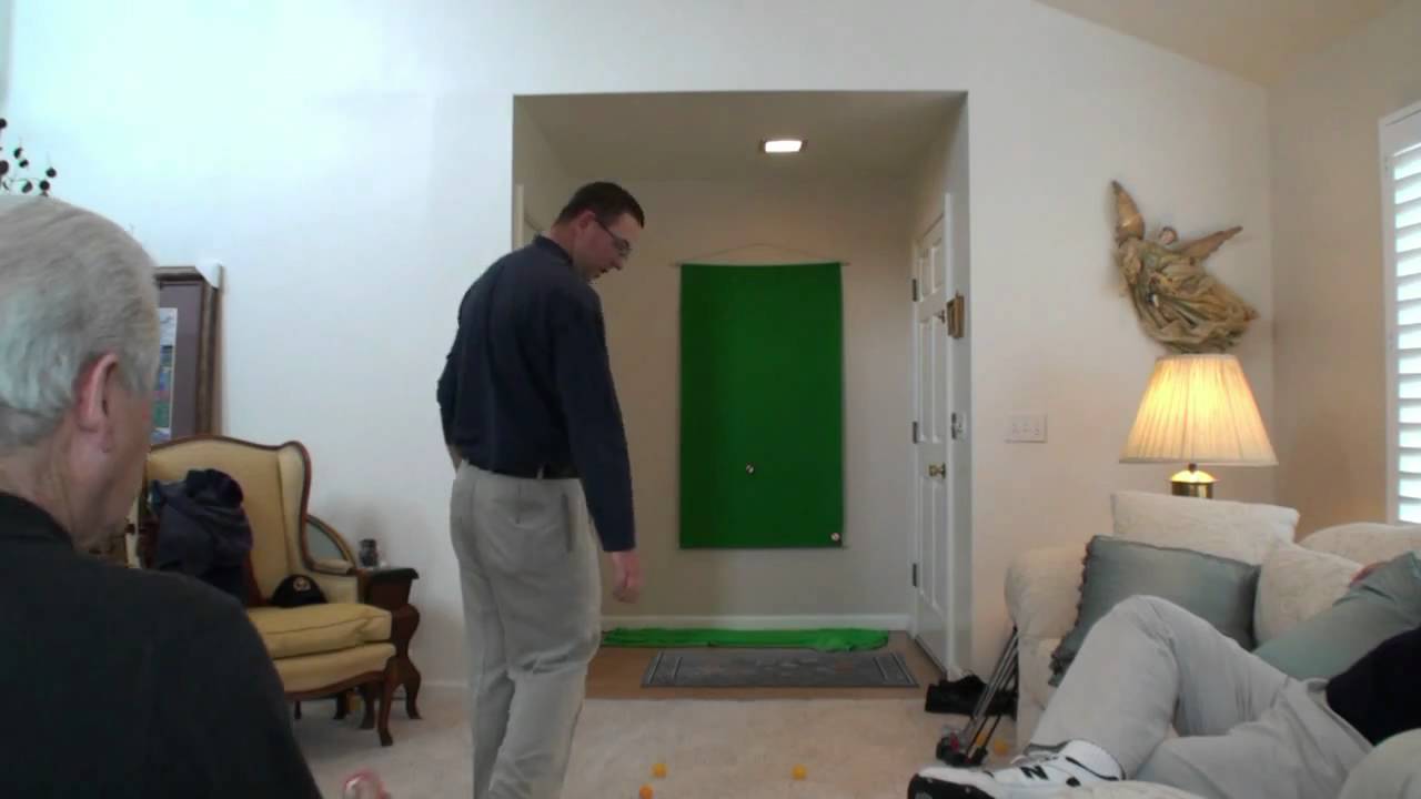 SLINGERGOLF - VELCRO GOLF SWING PRACTICE TARGET - YouTube