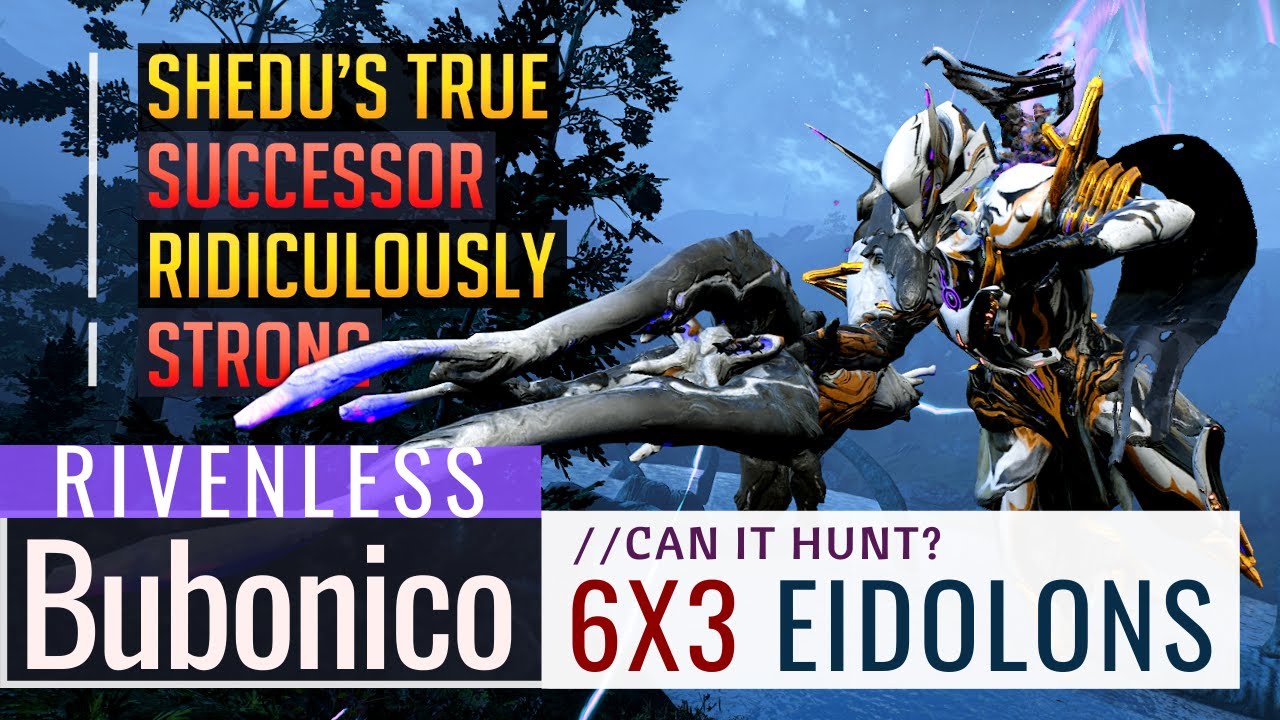 Warframe | Eidolons | Bubonico 6x3 | 6 Hydrolysts Captured - YouTube