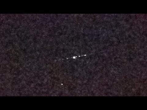 Starlink Satellites Passing Overhead - YouTube