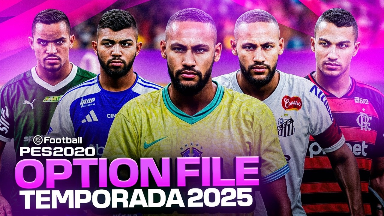 PES 2020 OPTION FILE 2025 (ATUALIZAÇÃO SETEMBRO) - TUTORIAL DE ...