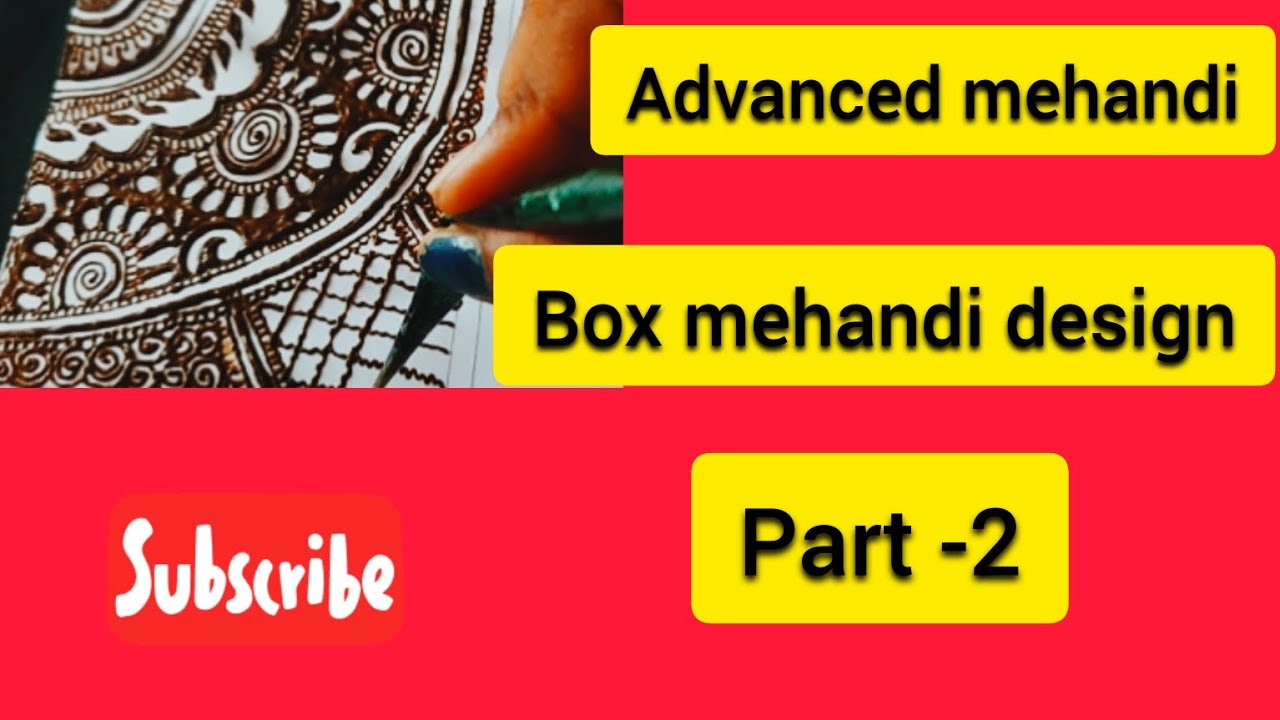 Advanced box mehandi design 2024 । Mehandi design @VANDANA_MAGIC ...