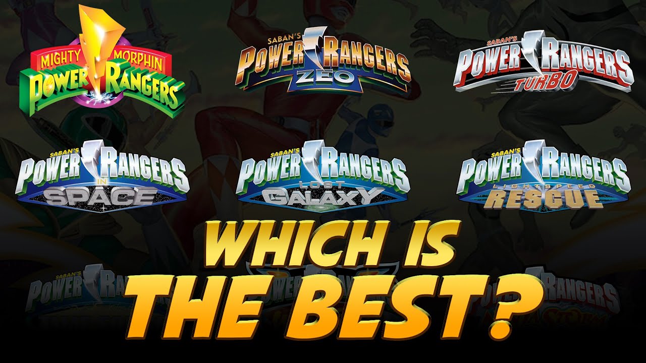 Power Rangers Top 10 best LOGOS of the franchise - YouTube