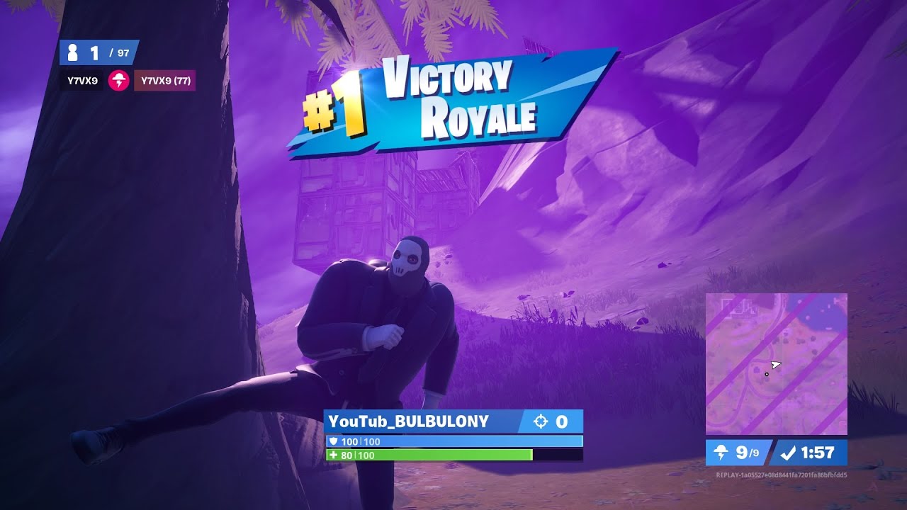 124 Win fish healing battle Fortnite Solo Battle Royale Victory Royale ...