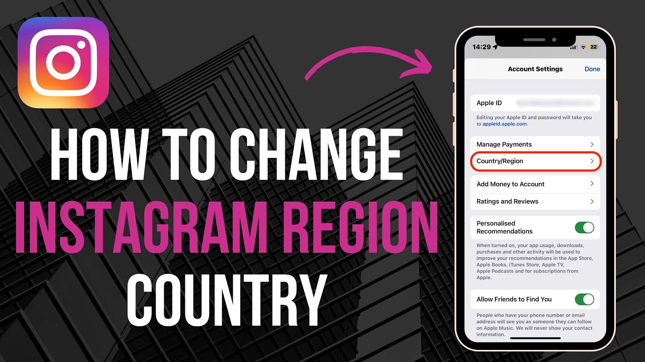 How to Change Instagram Region Country on Instagram 2024 - YouTube