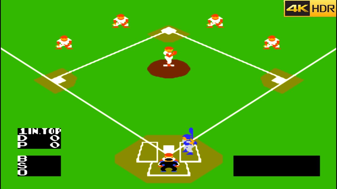 Baseball (NES) - Full Gameplay 4K - YouTube