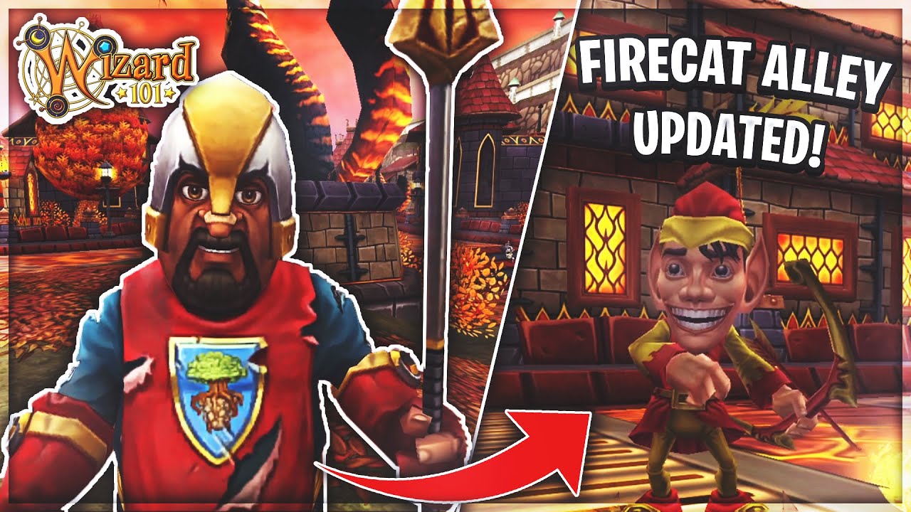 *NEW* Updated Firecat Alley Questline!! - (Wizard101) - YouTube