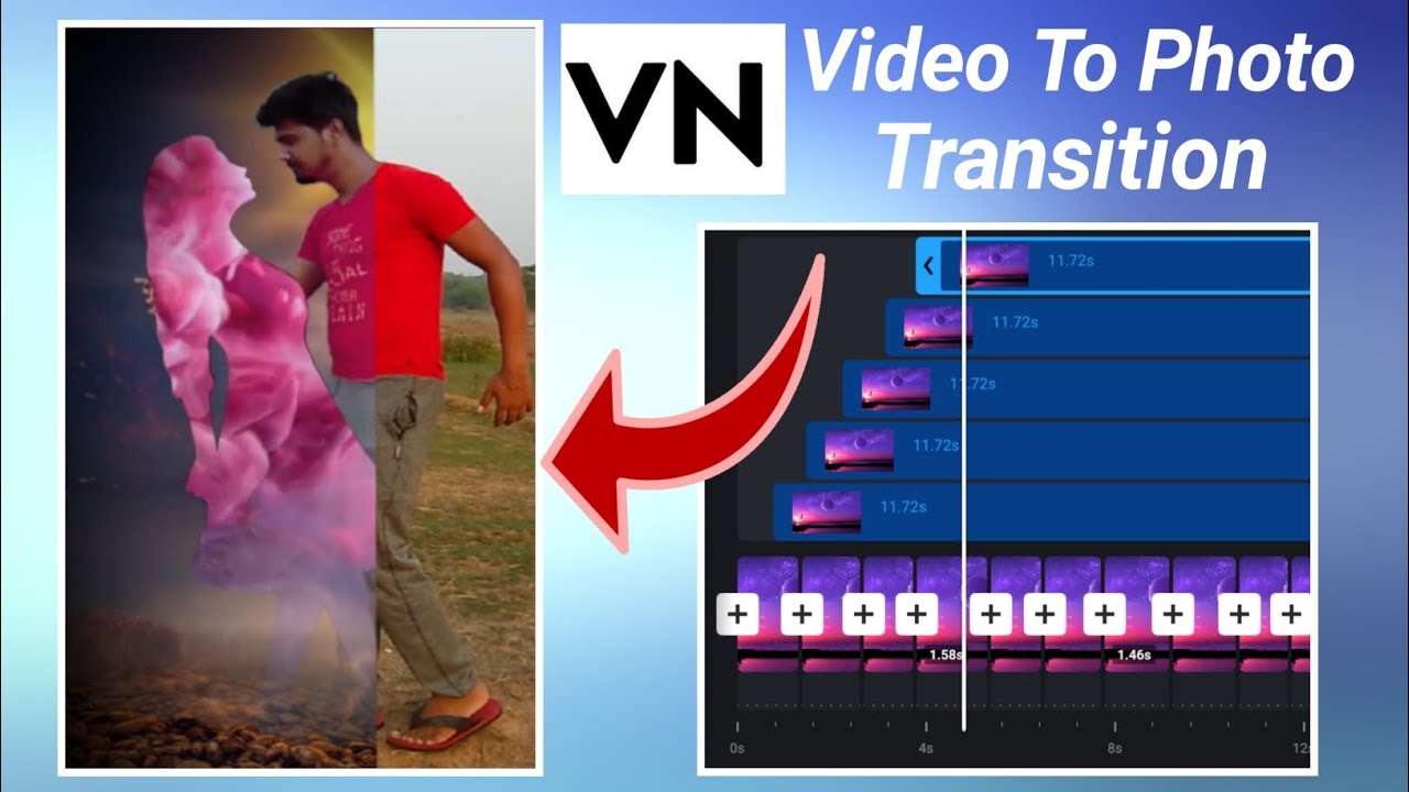 Vn Photo Transition Video | Vn App Me Transition Video Kaise Banaye ...