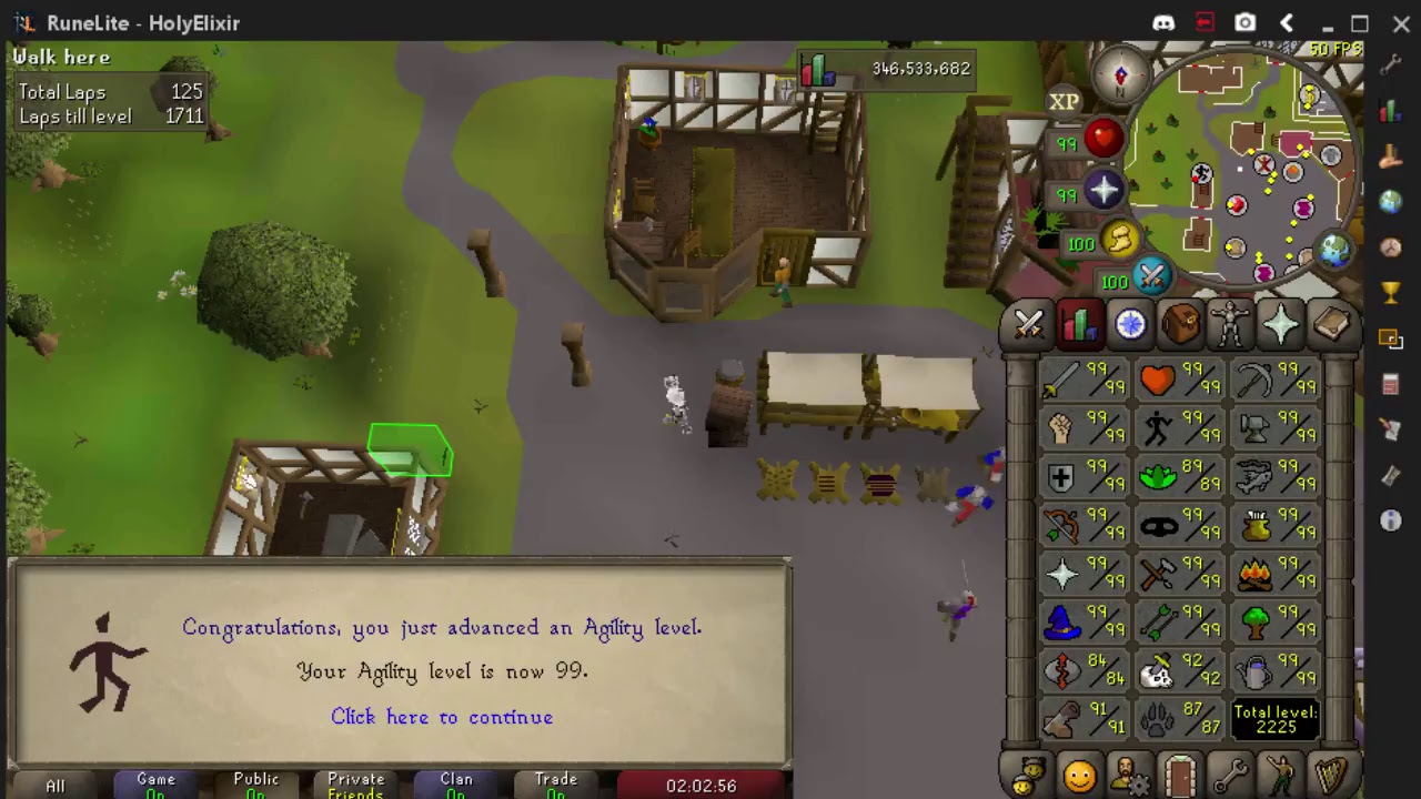 OSRS - Road to Max !! 99 Agility is here !! - YouTube