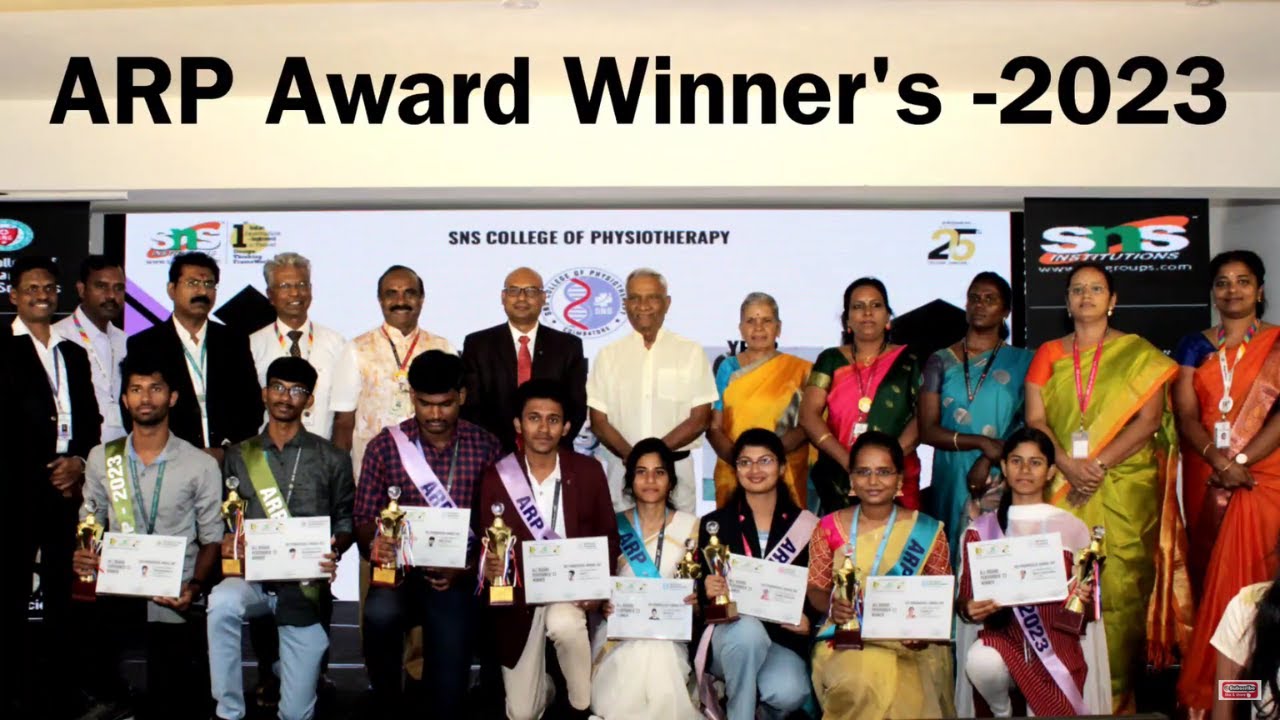 All-Round Performer Award | Paramedical Institutions | SNS Institutions ...