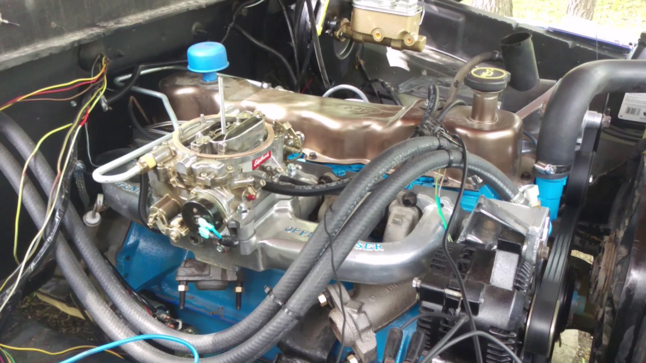 Rebuilt 300 inline 6 initial start - YouTube