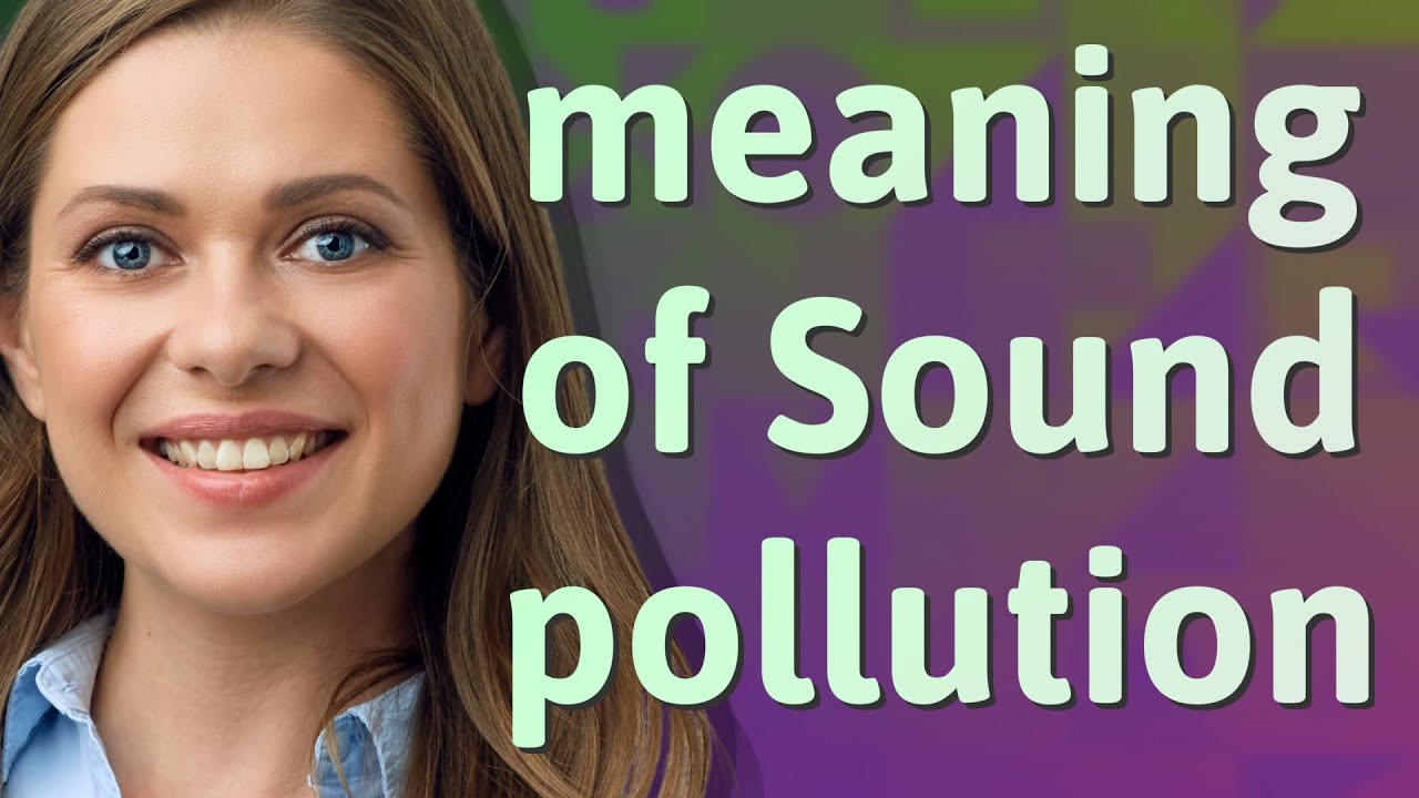 Sound pollution | meaning of Sound pollution - YouTube