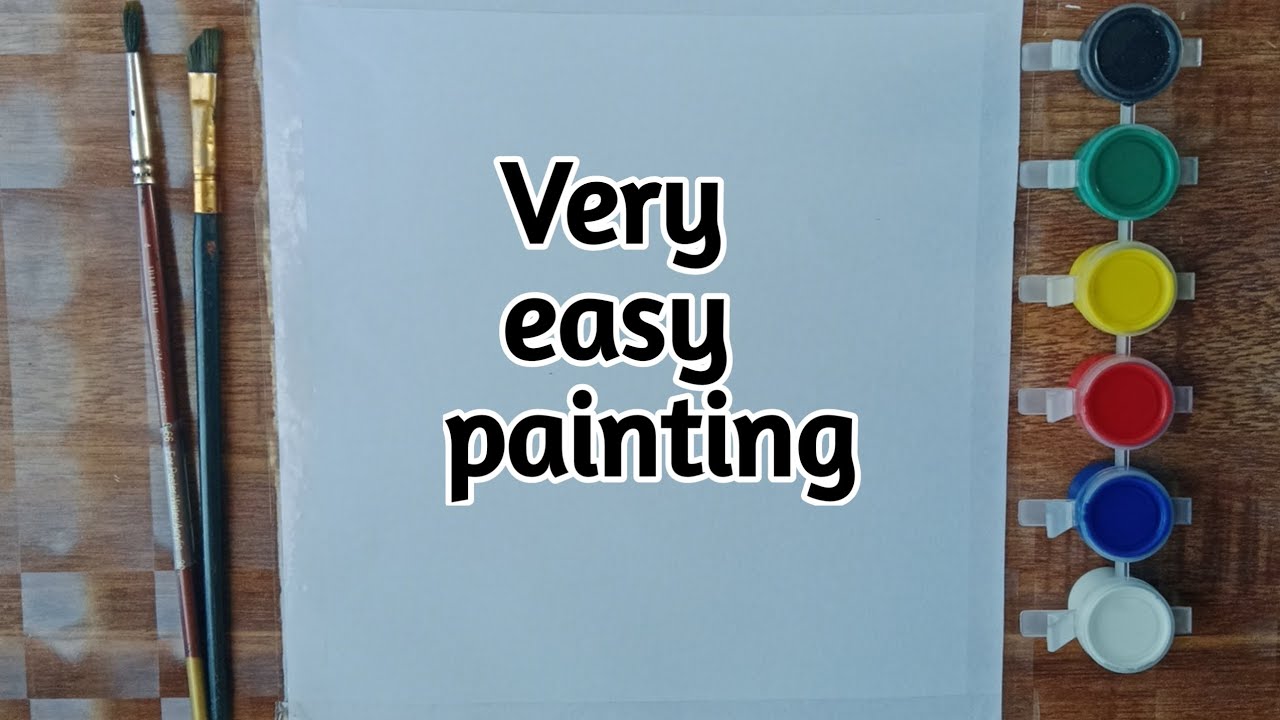 Very easy watercolor painting for Beginners / easy tutorial step by ...