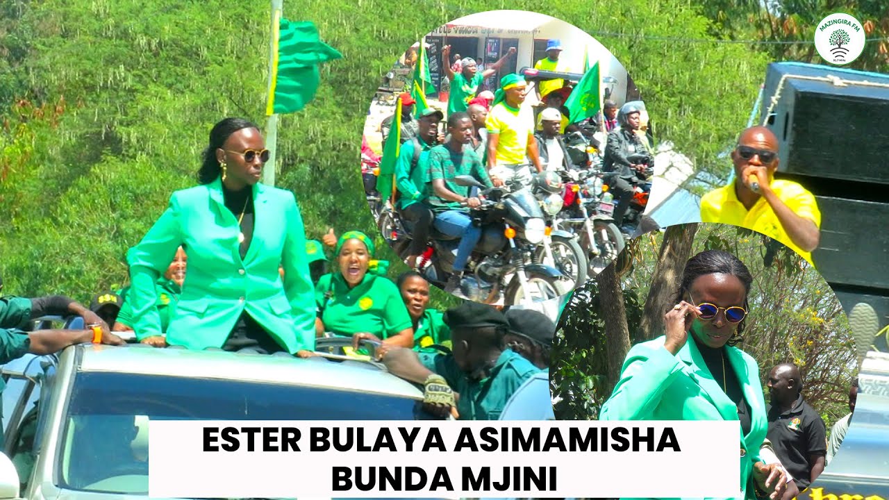 ESTER BULAYA ACHUKUA FOMU KIBABE NA KUUSIMAMISHA MJI WA BUNDA - YouTube