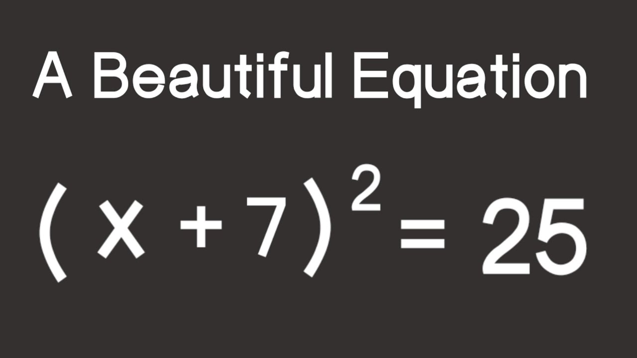 A Beautiful Math Equation || Find The Value of X || # ...