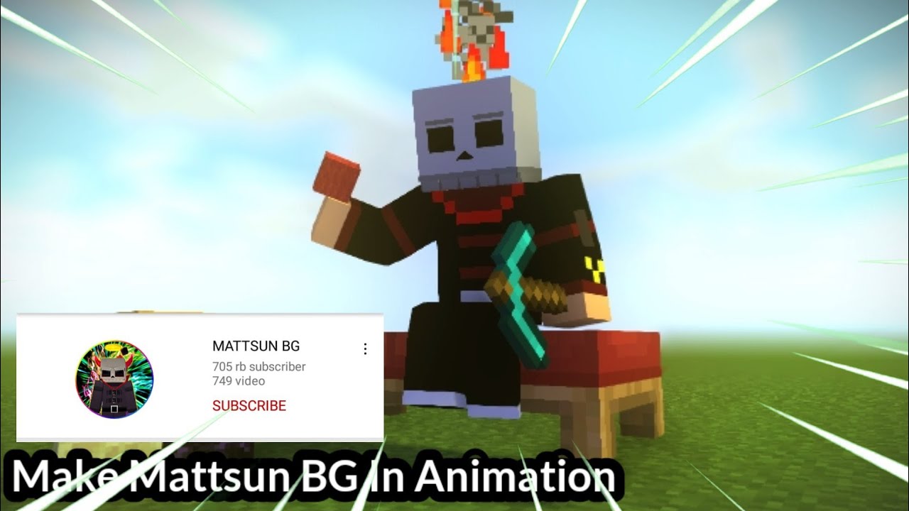 Make Mattsun BG In Animation!!! Blockman Go - YouTube