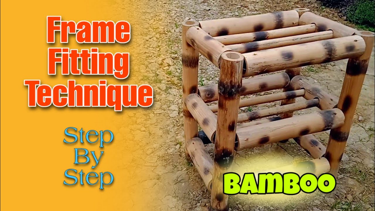 Bamboo joint || Bamboo TV Stand Frame Making😍 || How to Make a Bamboo ...