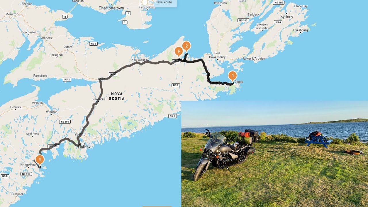 Canso & Cabot Trail Day 1 & 2 Part 1/3 | Suzuki Boulevard M50 - YouTube