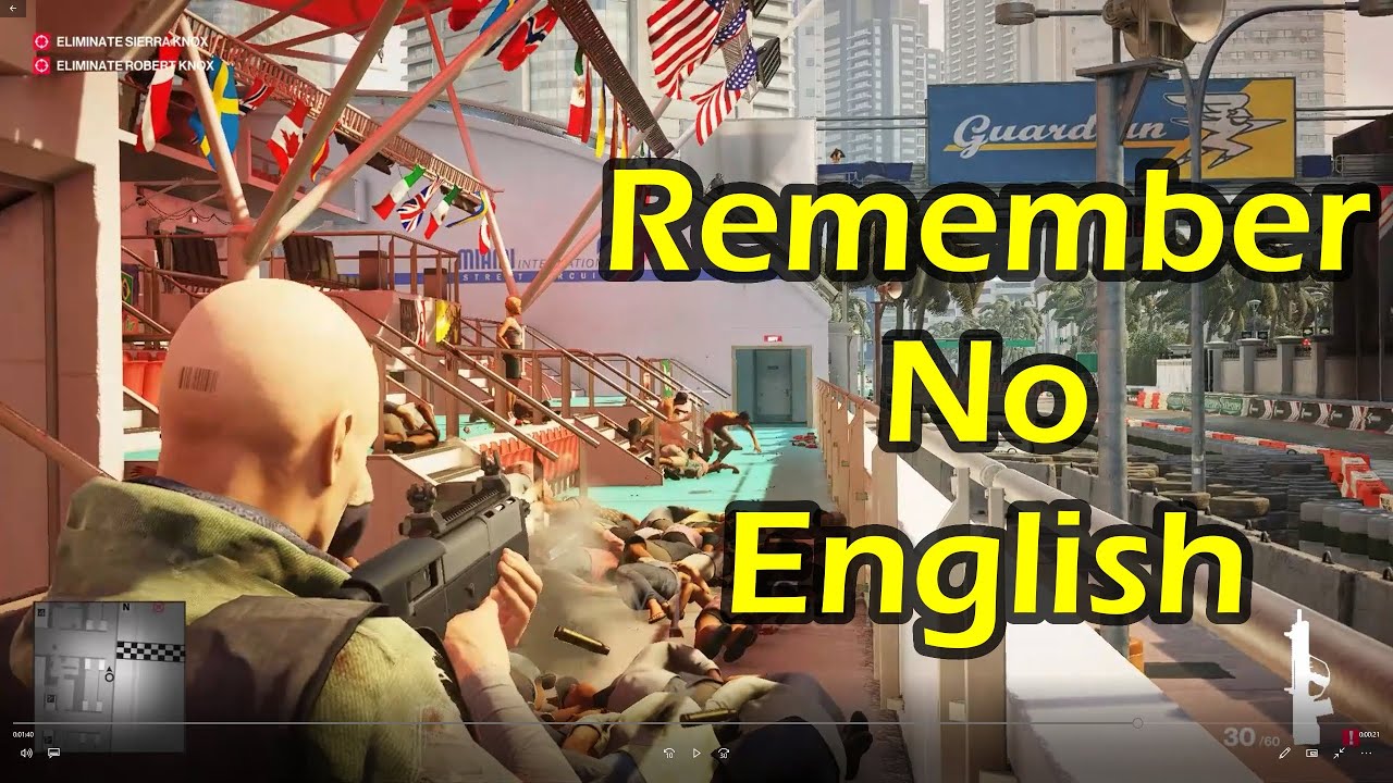 Hitman | Miami kill everyone | Remember No English! - YouTube