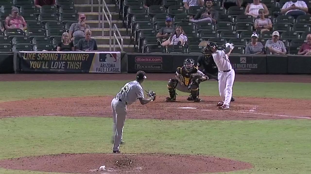 Raymond Kerr 2019 Arizona Fall League Strikeout - YouTube