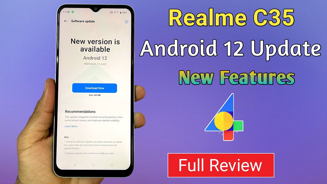 Realme C35 New Android 12 Update | New Features | Realme C35 Android 12 ...
