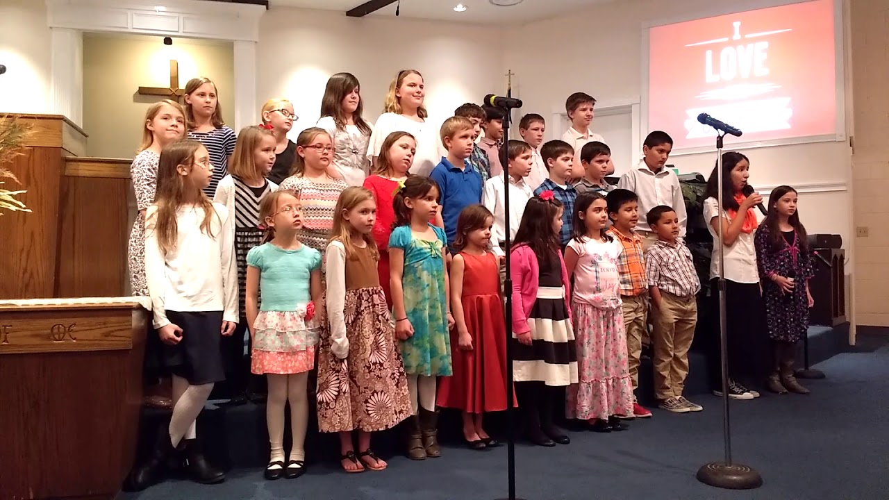 GBC kids choir singing I Choose To Be A Christian - YouTube