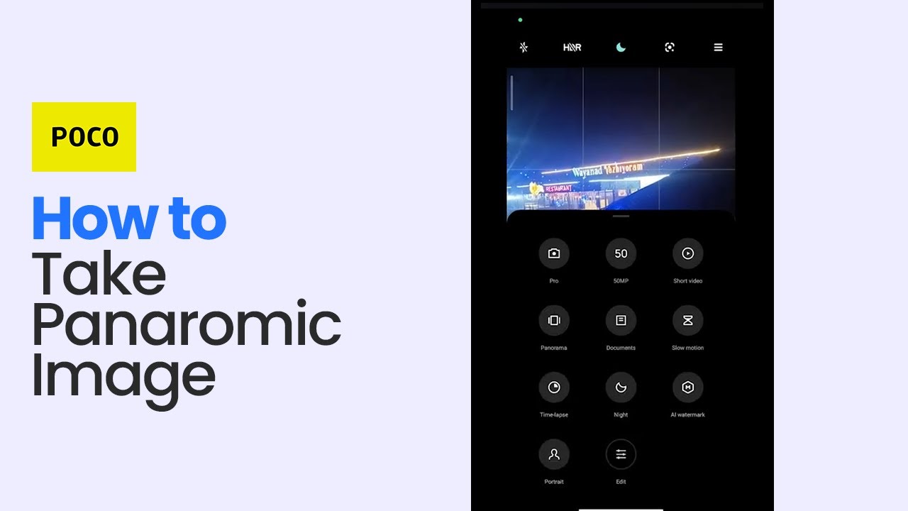 How to Take Panaromic Image on POCO Mobile [LATEST] - YouTube