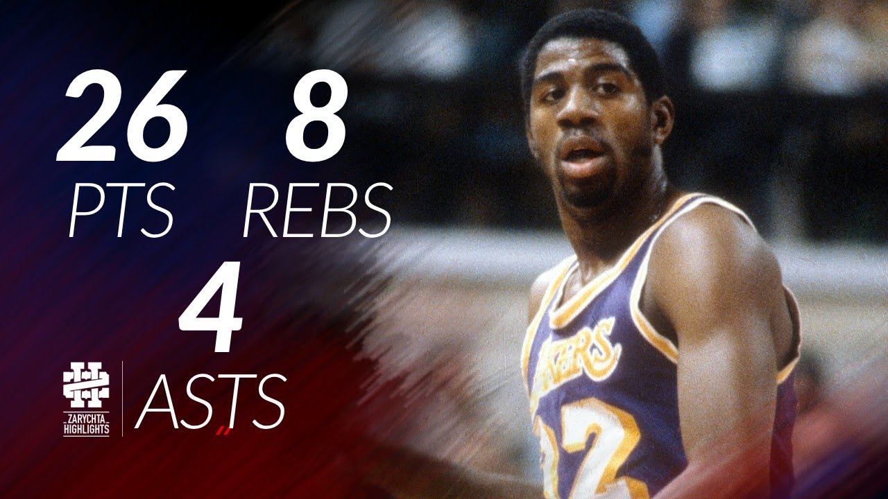 Magic Johnson 26 pts 8 rebs 4 asts vs Clippers 79/80 season - YouTube