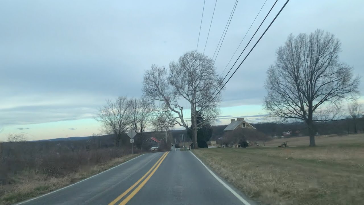 Trip #89 - Beautiful suburbs of Philadelphia in Winter - YouTube