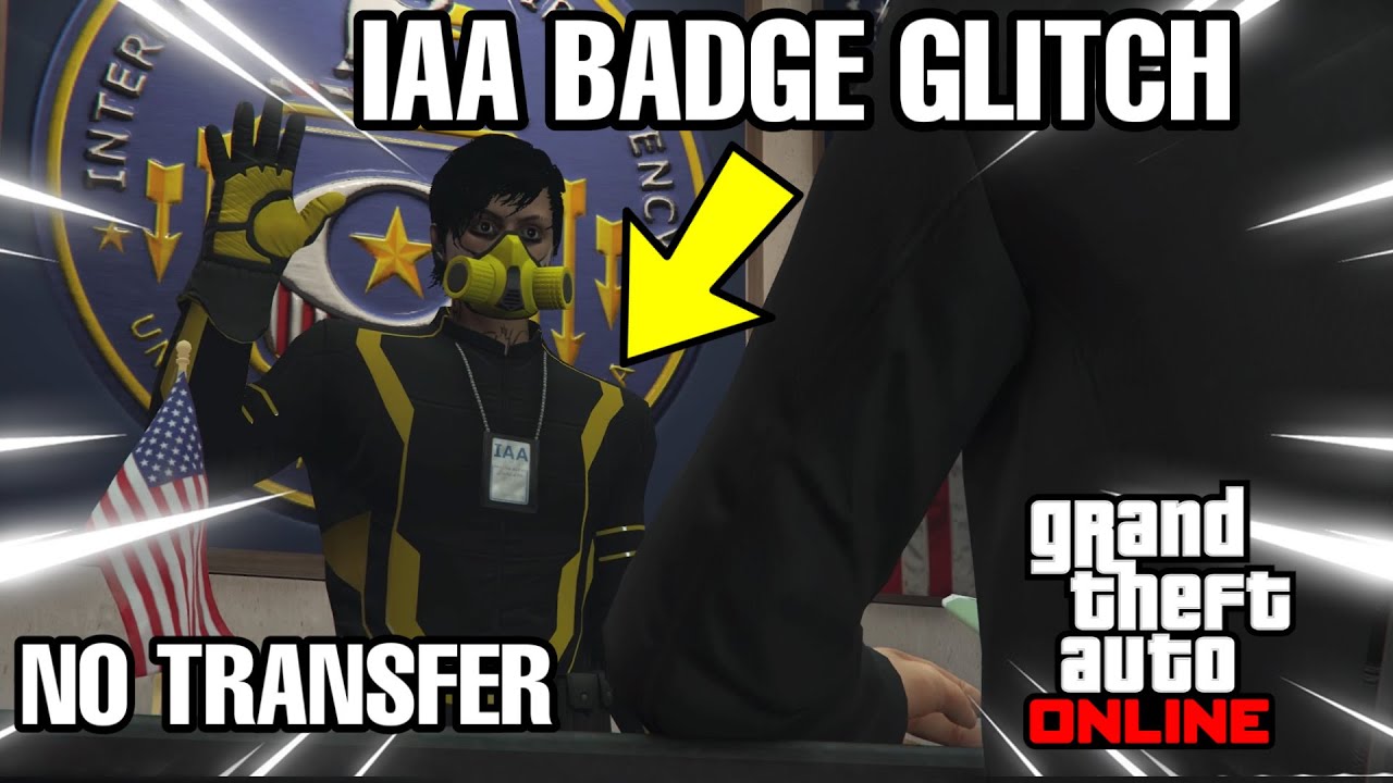 GTA 5 ONLINE HOW TO GET IAA BADGE GLITCH AFTER PATCH(NO TRANSFER OR ...