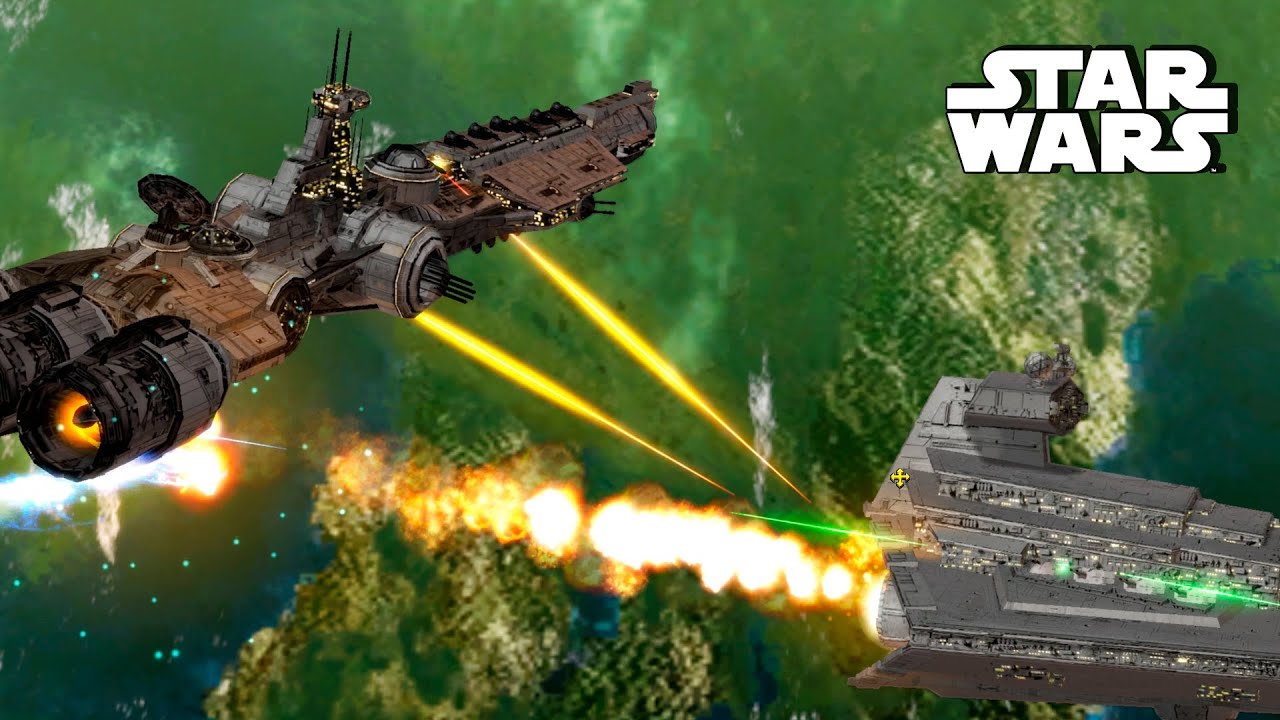 Unknown Star Wars Warships -- Corellian Star Destroyer Mk.2 vs the ...