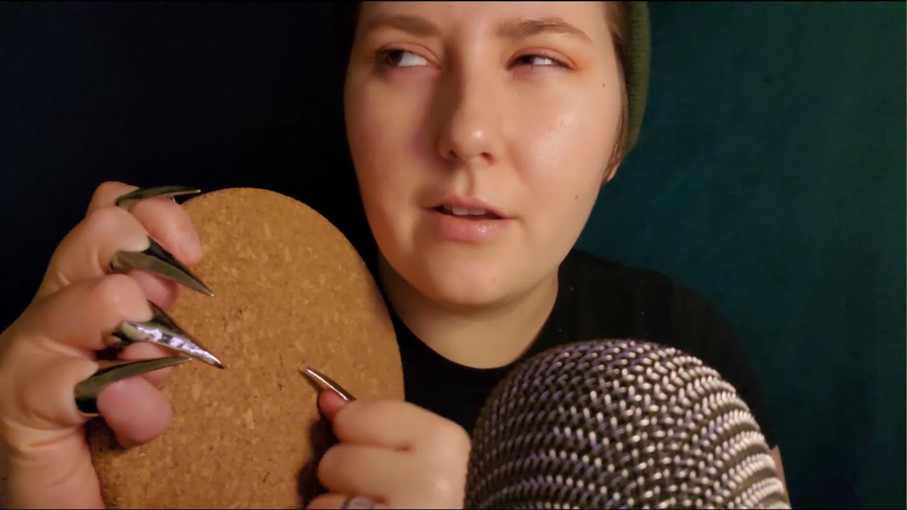 ASMR | Metal Claw Cork Scratching and Tapping - YouTube