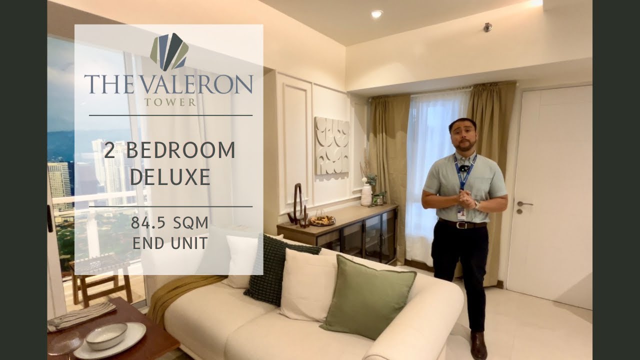 The Valeron Tower | 2 Bedroom Deluxe | 84.5 sqm END UNIT - YouTube