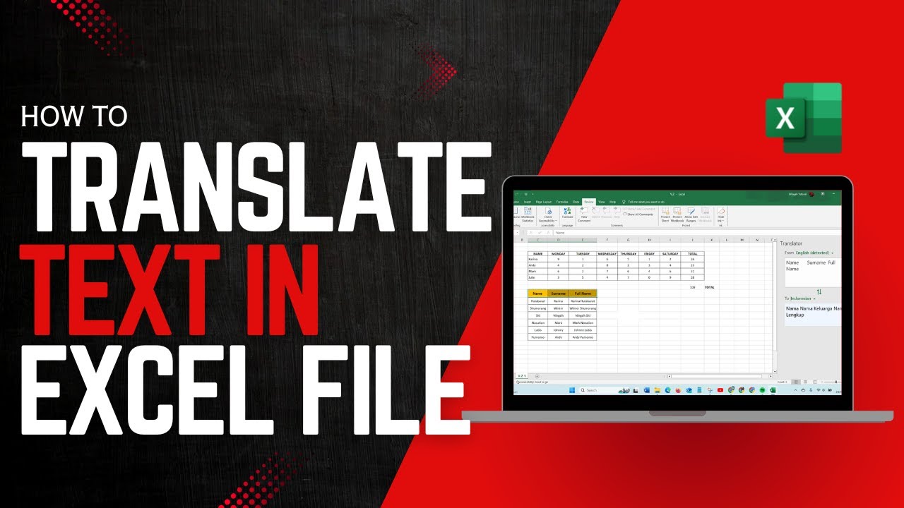 How To Translate Text In Excel Document YouTube How To Translate Text In Excel Document YouTube