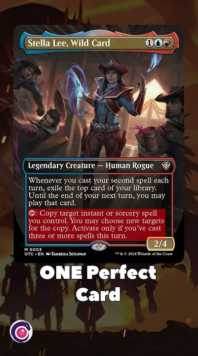 One PERFECT Card - Stella Lee, Wild Card & Quick Draw EDH Precon Upgrade - YouTube