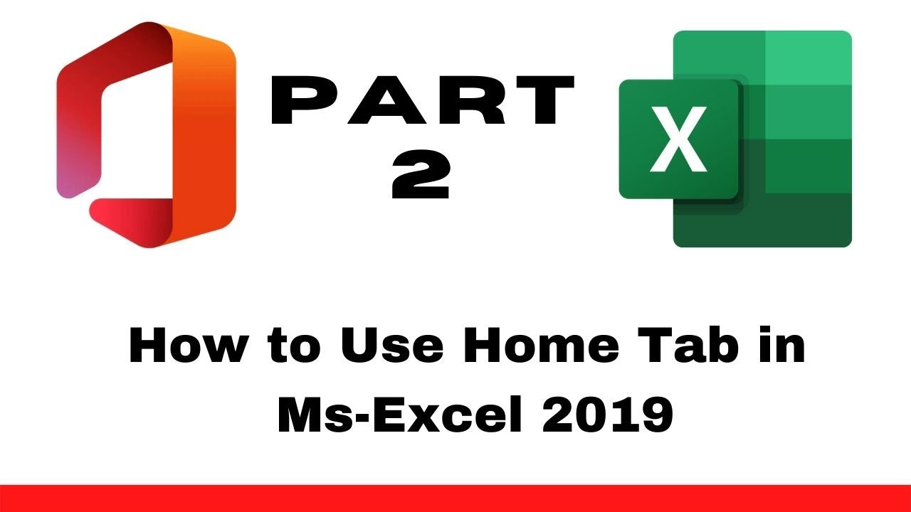 How to use Ms-Excel Beginner to Advance Part 2 | How to use Home Tab in ...