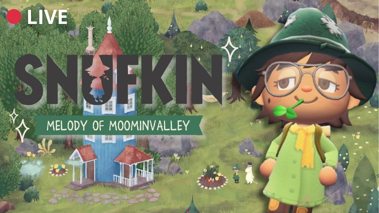🔴 COZY MOOMIN GAME! 🍃 ~ Snufkin: Melody of Moomin Valley Livestream ...