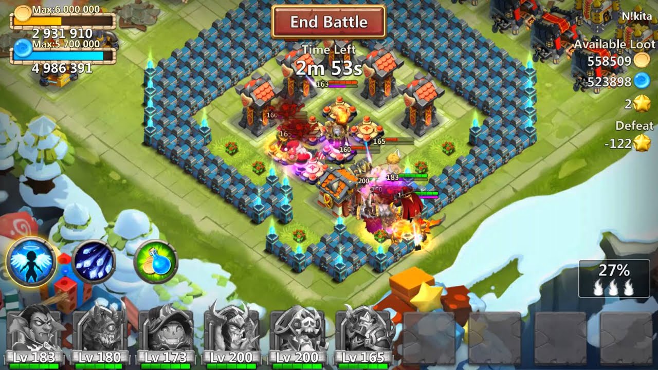 Castle Clash Ghoulem Double Evolved!!!!!!! - YouTube