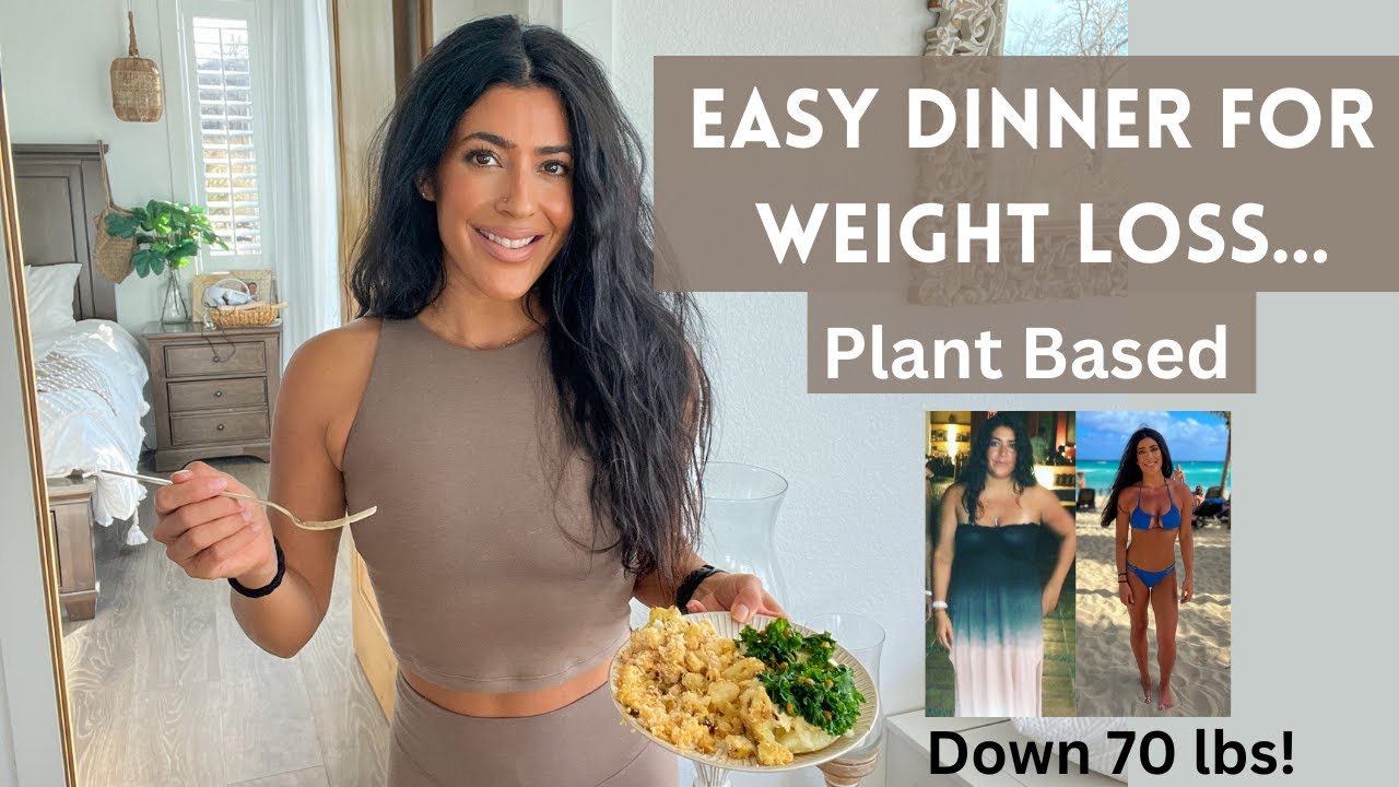 Easy Weight Loss Dinner/ Cauliflower Mac n Cheese/ Plant Based - YouTube
