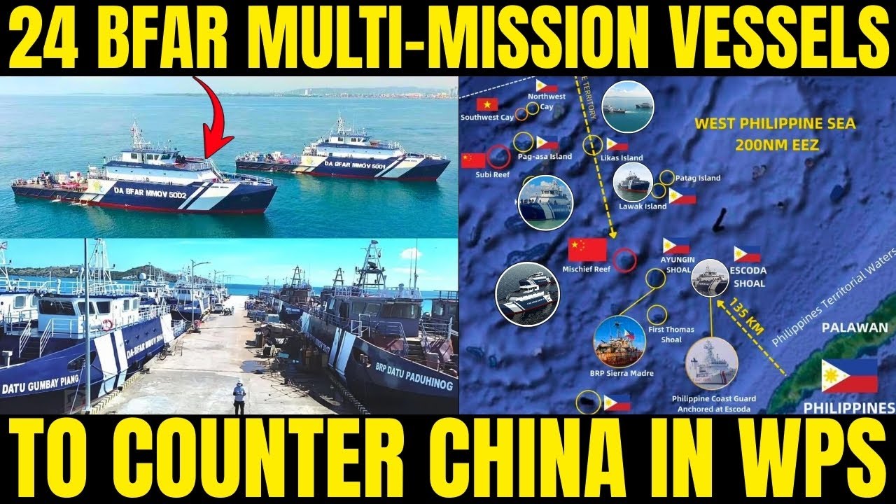 24 BFAR Multi-Mission Vessels: To Counter China in WPS - YouTube