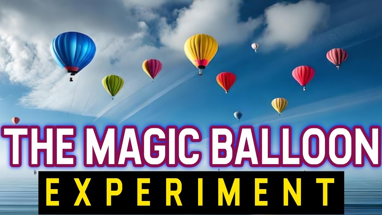The Magic Balloon Experiment l Balloon magic with baking soda and ...