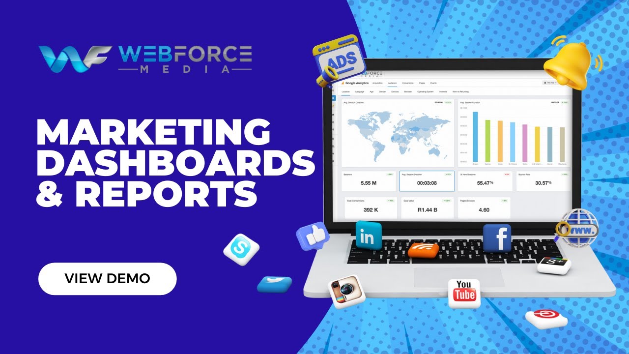 WebForce Media Dashboard Software Walkthrough Demo with Subtitles - YouTube