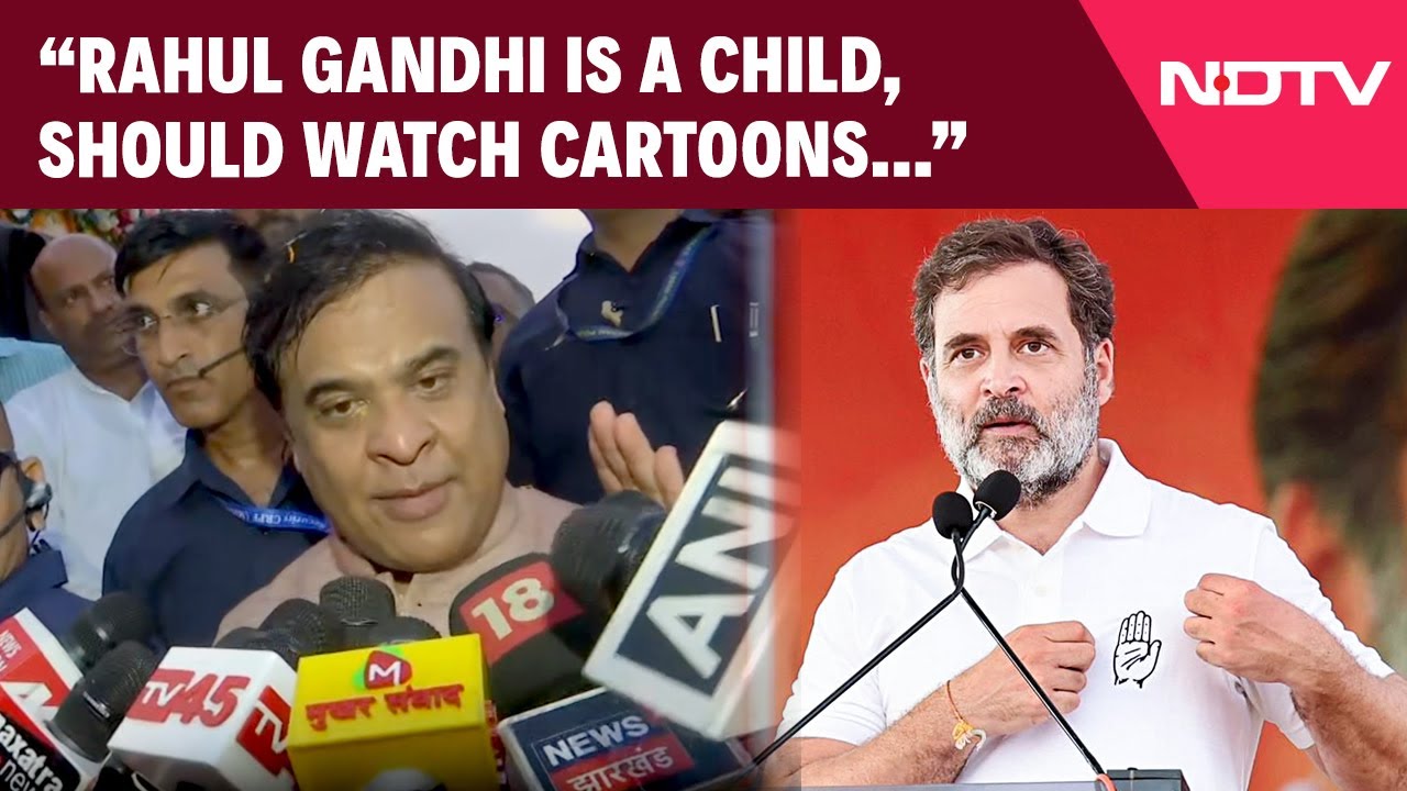 Rahul Gandhi | “Rahul Gandhi Is A Child, Should Watch Cartoons ...