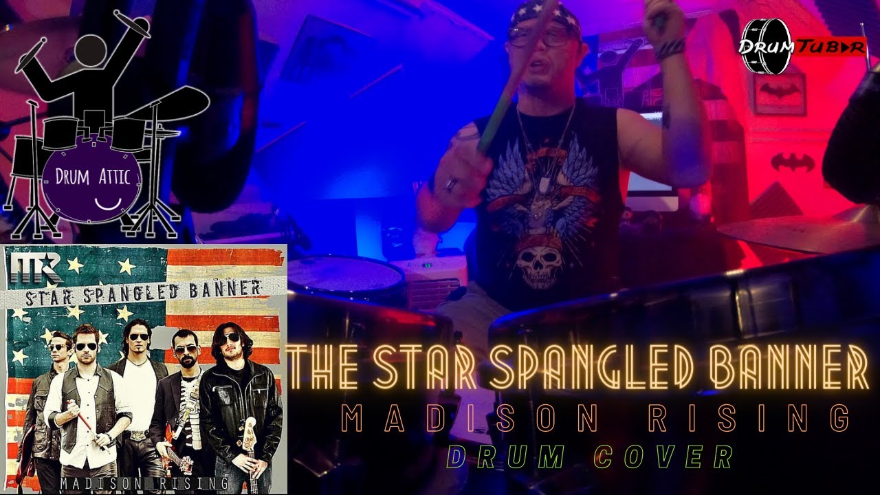 The Star Spangled Banner - Madison Rising Drum Cover - YouTube