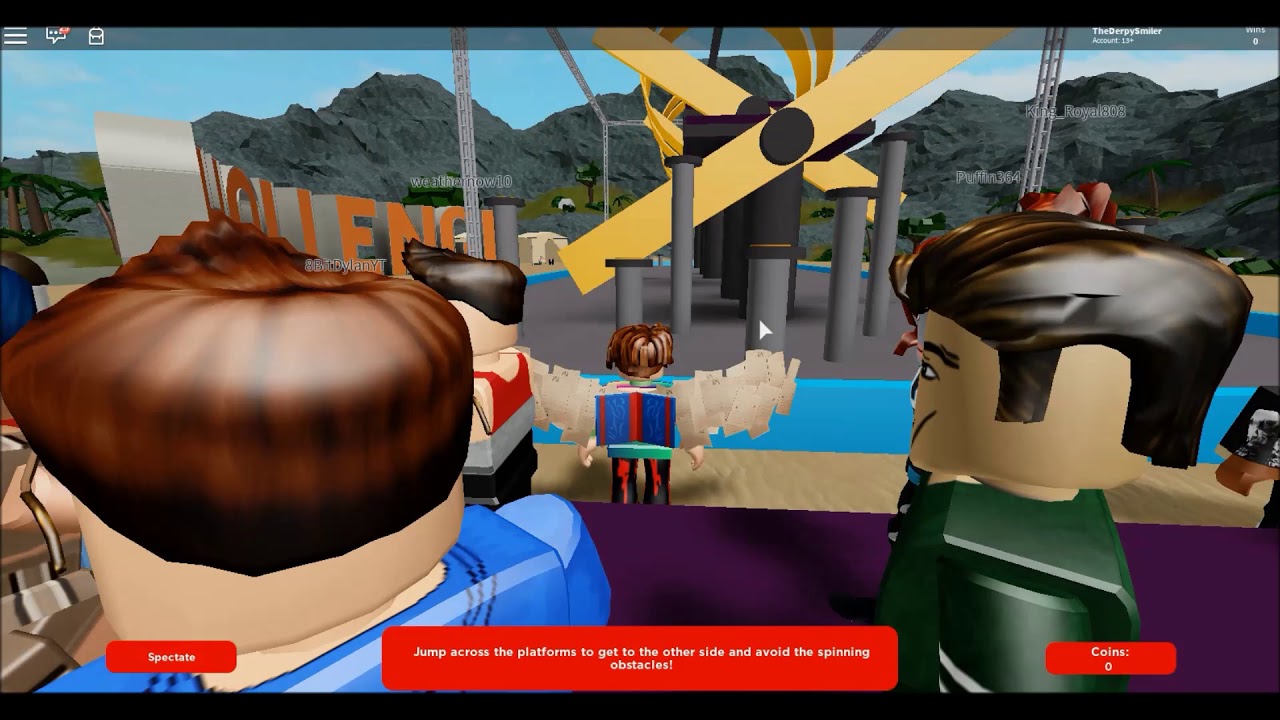 PLAYING THE CHALLENGE IN ROBLOX - YouTube