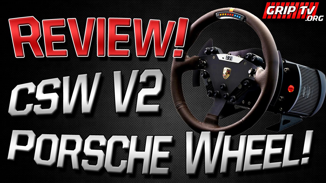 Fanatec CSW V2 Base and Porsche Wheel Full Review! - YouTube