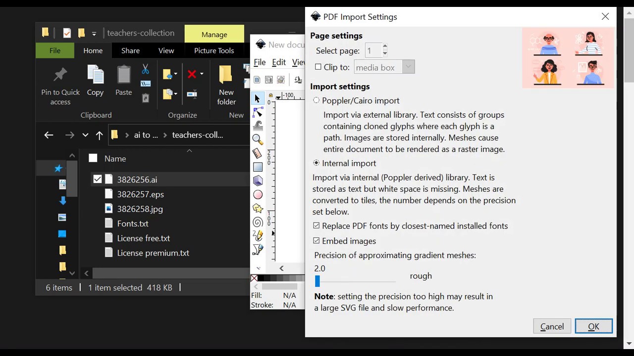 Adobe Illustrator(.ai) File To Scalable Vector Graphics (.svg) - YouTube