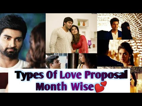 Type of love proposal based on month wise | Raagam EditZ - YouTube