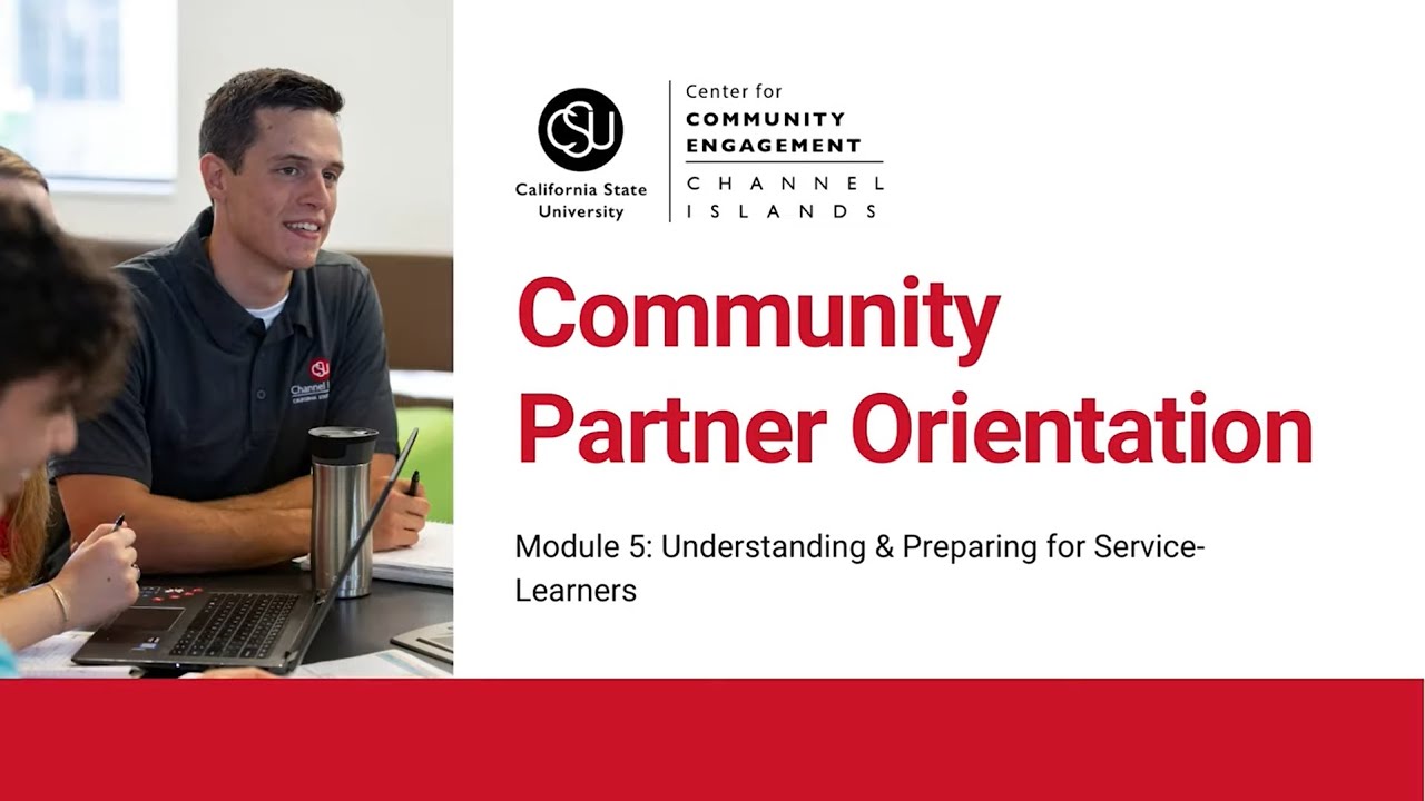 Module 5: Understanding & Preparing for Service Learners - YouTube